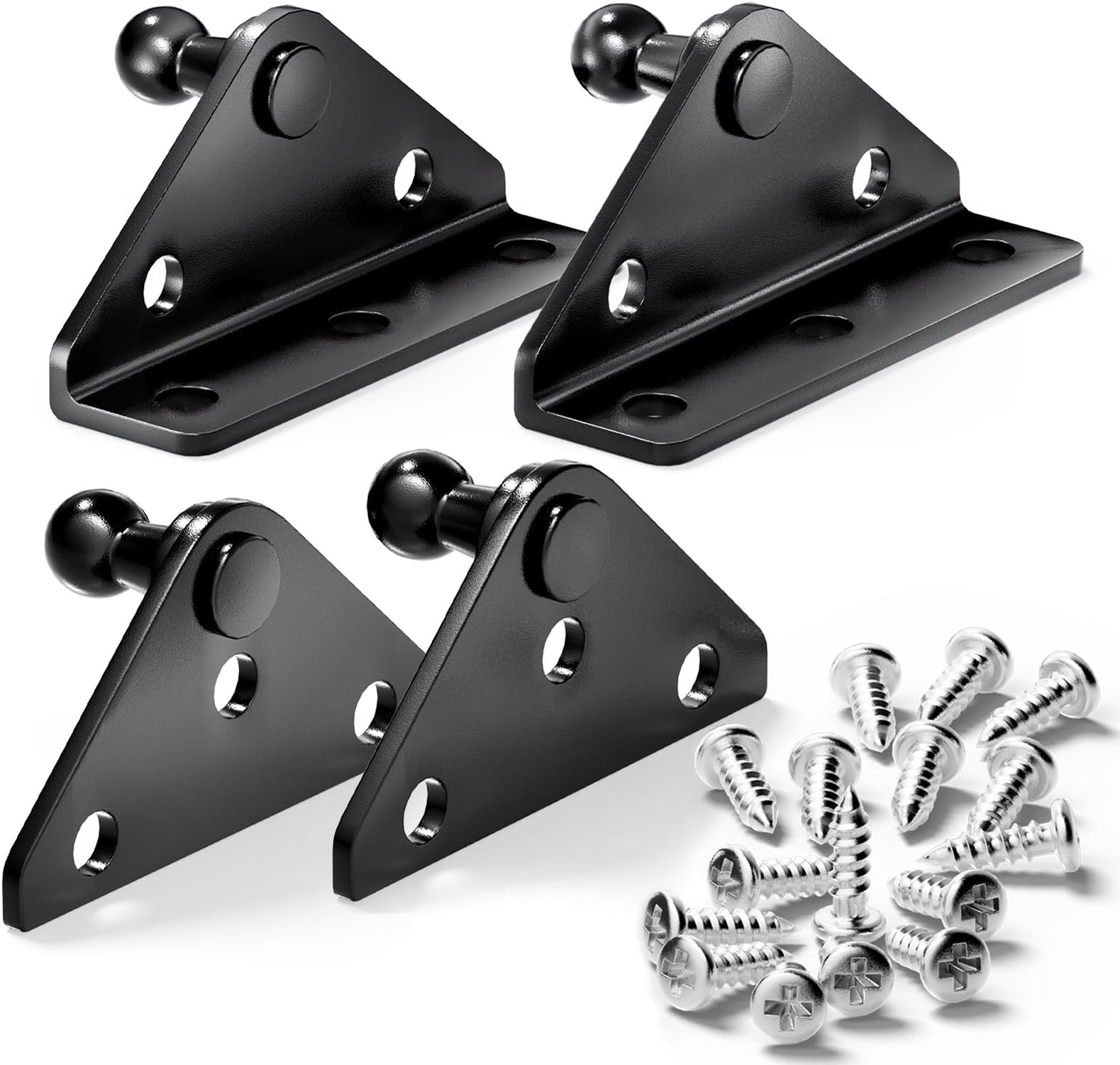 Amazon.com: Gas Spring Mounting Bracket 10mm Ball Stud Strut Prop ...