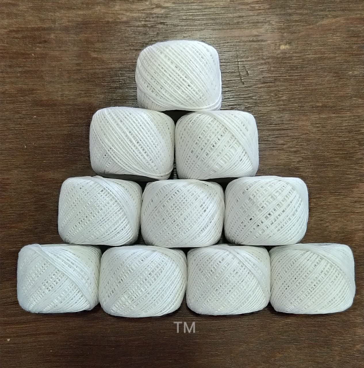 ELEXIQ Crochet Cotton Thread Yarn For Knitting And Craft Making Combo ...