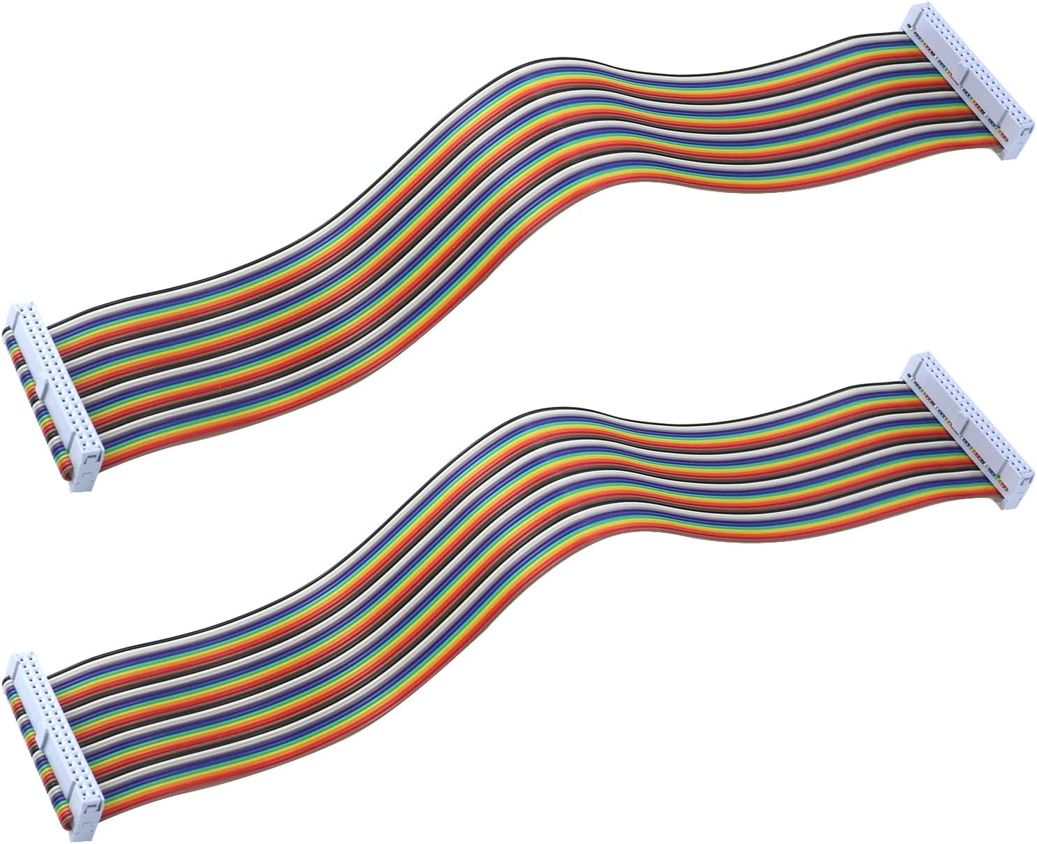 Amazon.com: Antrader 1ft 40 Pin F/F Connector USB ASP ISP JTAG AVR Wire ...