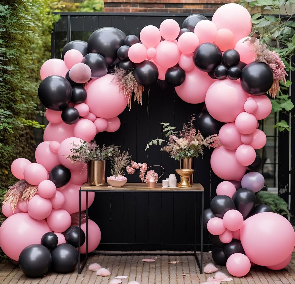 Black Balloons-Double Stuffed Black Balloons Different Sizes Latex ...