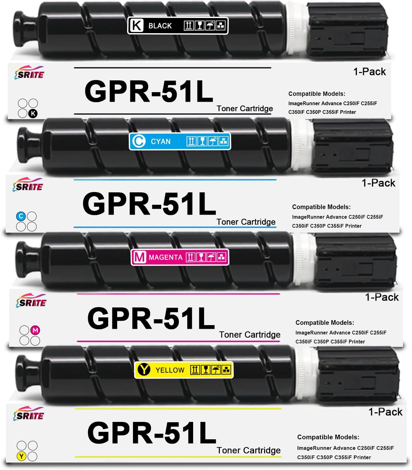 Amazon.com: Canon GPR-51 Toner Cartridge - Yellow : Office Products