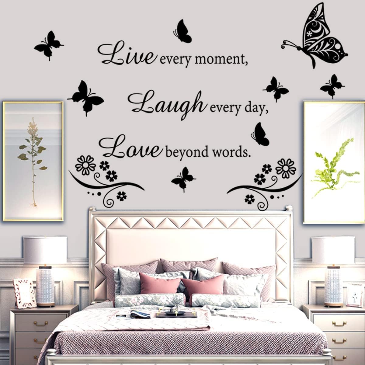 Amazon.com: Inspirational Quote Wall Decals Wake up Every Morning with ...