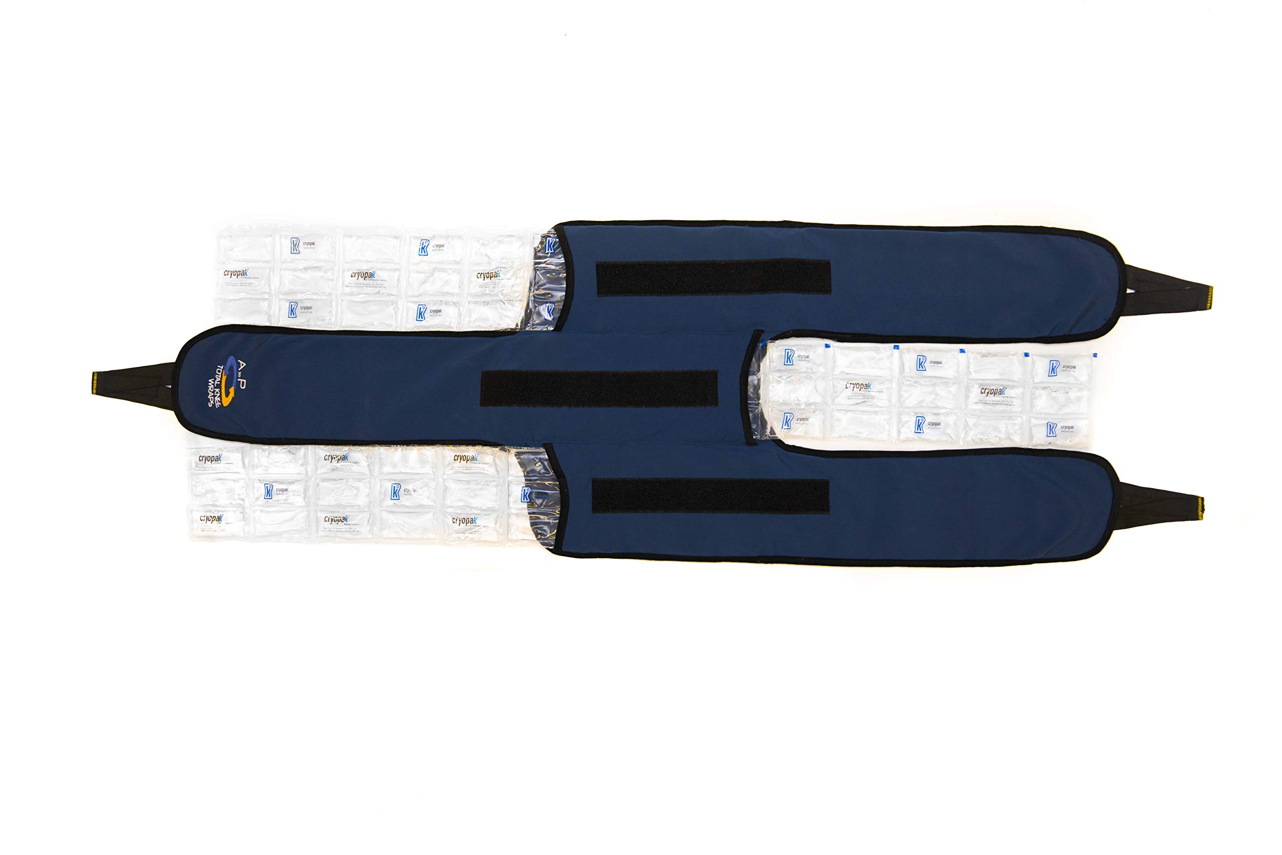 360 Degree Ice Wrap Pack By a to p Total Knee with 3 ice inserts for ...