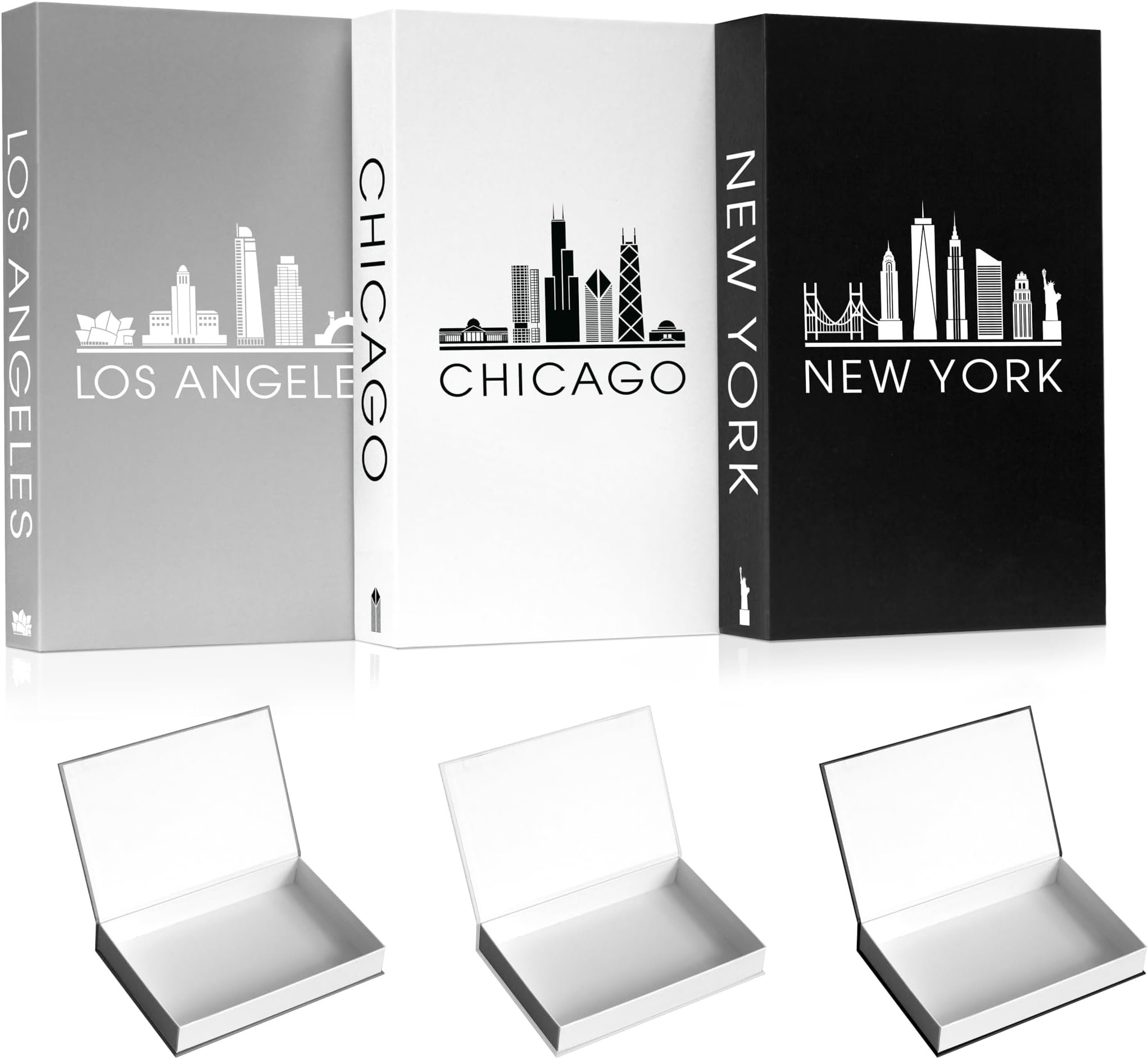 Amazon.com: BANUKA Faux Books for Decoration with Hidden Storage ...