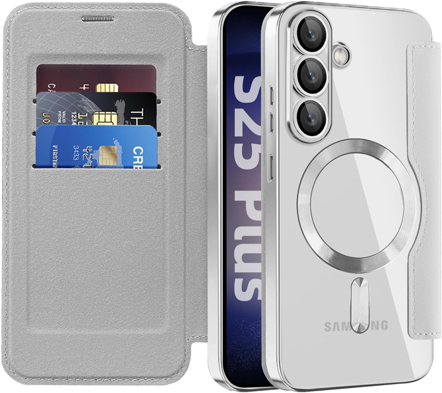 QIWEIQING Magnetic Case for Samsung Galaxy S25 FE Compatible with ...