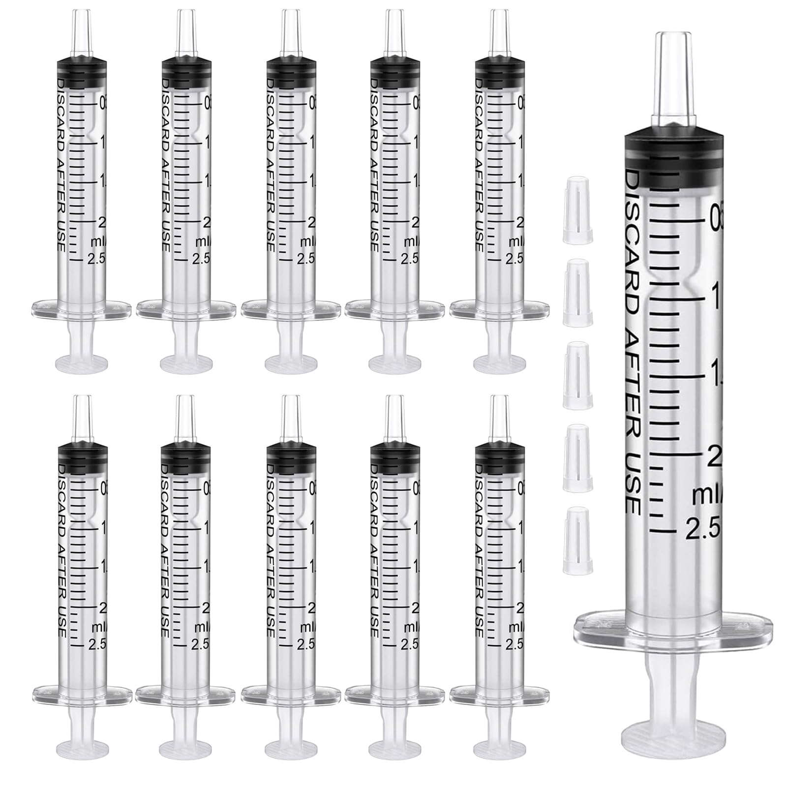 50 Pack Syringes 2ml, Colostrum Syringe, Plastic Syringe, 2.5ml ...