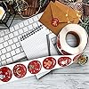 Amazon.com: 500PCS Christmas Stickers Roll 1.5 in Envelope Seals Round ...
