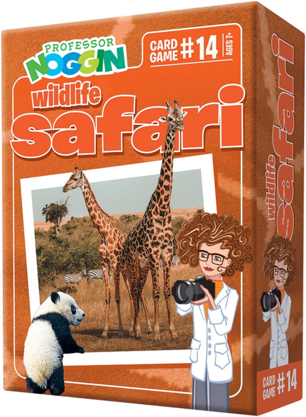 Amazon.com: Outset Media Professor Noggin's Wildlife Safari Trivia Card ...