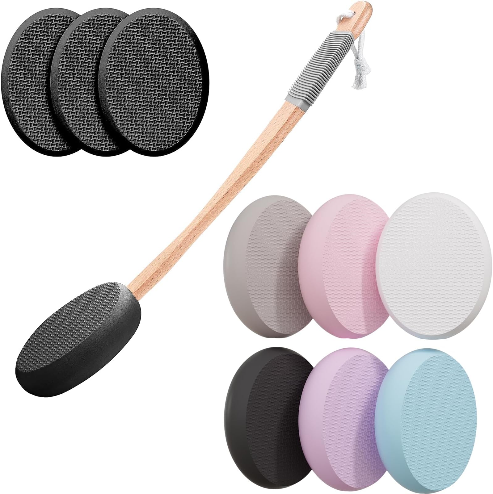 Amazon.com: AmazerBath Black Lotion Applicator for Back and 6 PCS ...