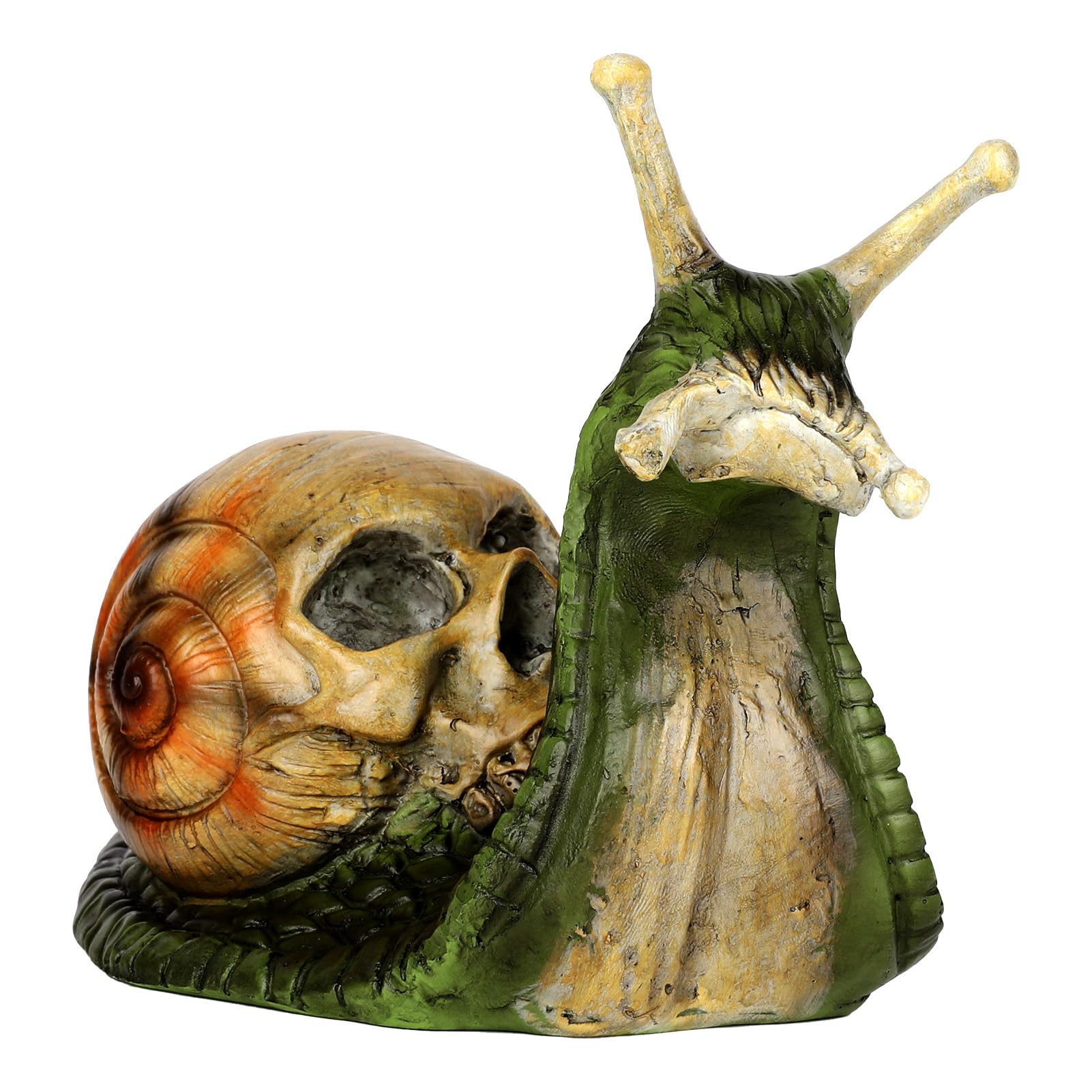 Amazon.com: EJWCIG Snail Skull Garden Figurines Halloween Snail ...