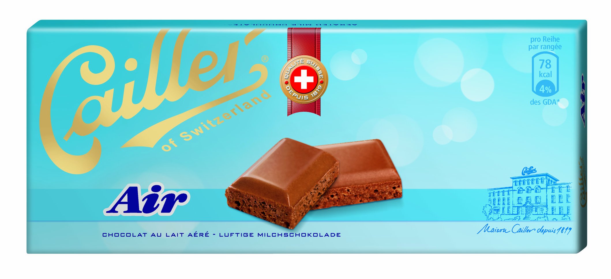 Amazon.com : CAILLER AIR 100g : Chocolate Candy : Grocery & Gourmet Food