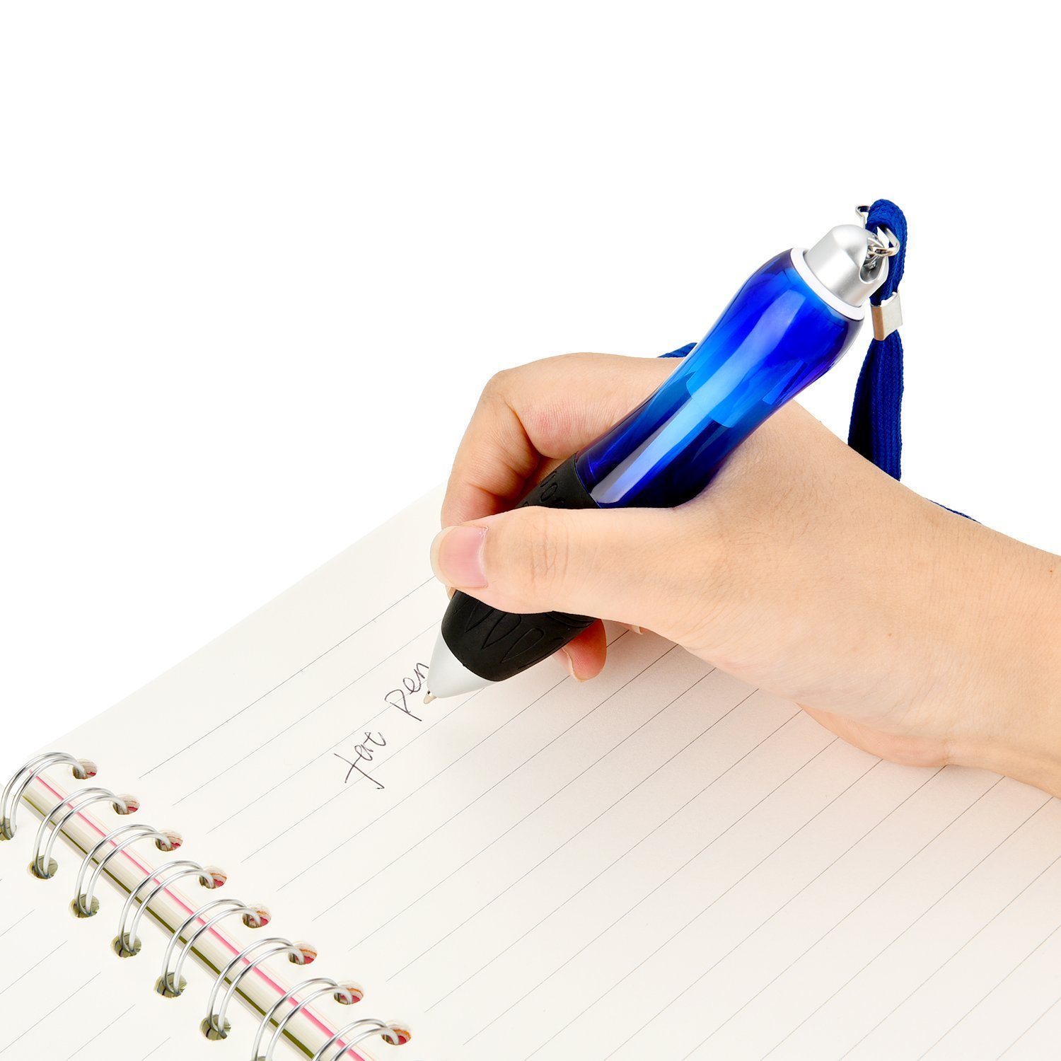 Weighted Pen 3 Pack Big Fat Pens With 12 Refills - Oversized Weighted ...