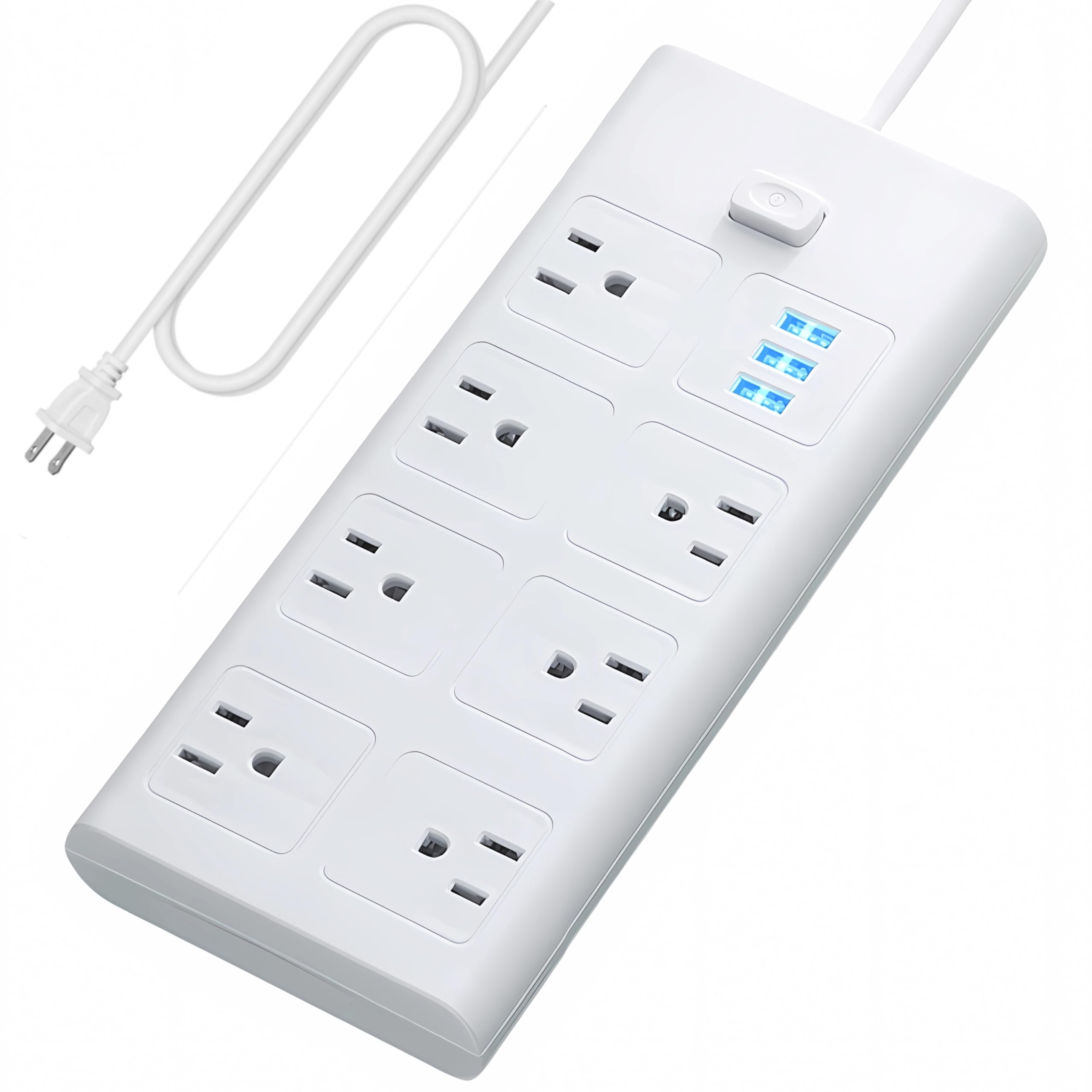Amazon.com: Cruise Essentials,6 Ft Power Strip with 3 Outlets and 3 USB ...