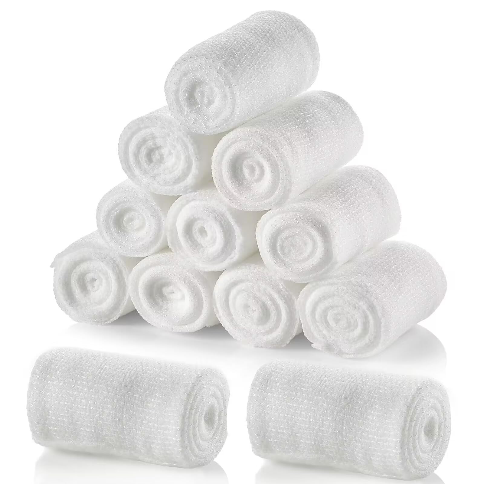 Amazon.com: Gauze Rolls Bandages 4 Inch x 4.9 Yards Breathable Gauze ...