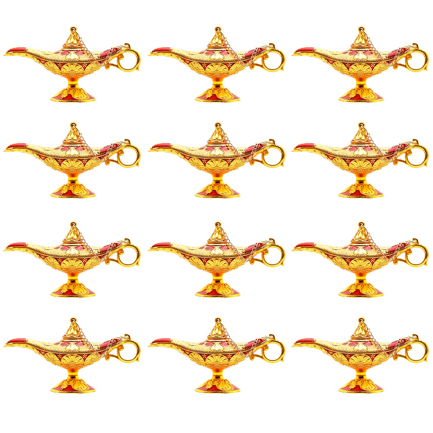 Amazon.com: Hsiwto Pack of 12 Aladdin Magic Genie Lamps - Classic ...
