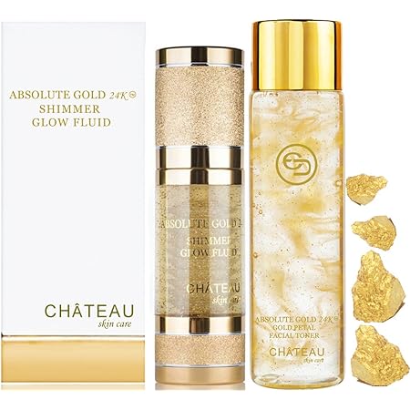 Amazon.com: Absolute Gold 24K Gold Petal Facial Toner - 24 Karat Gold ...