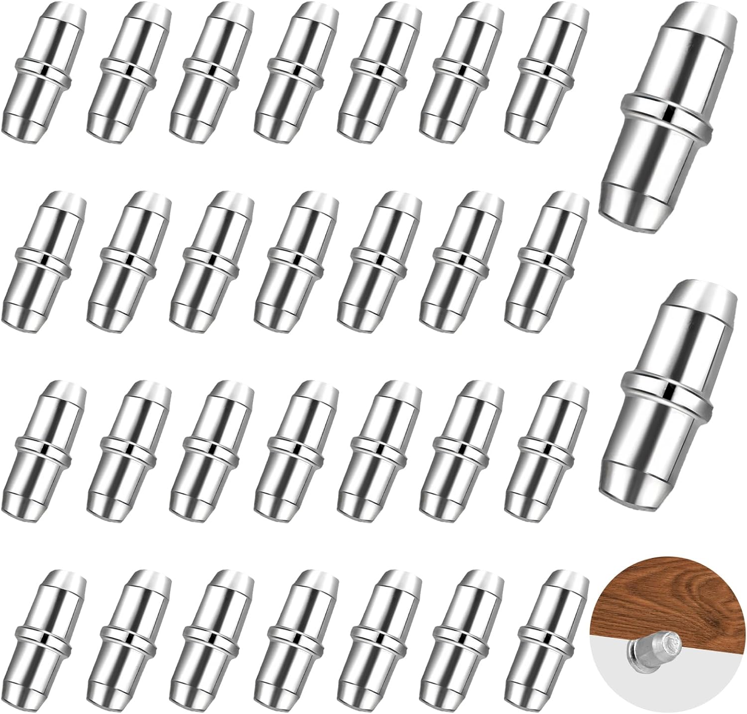 20 pcs Shelf Support Pins, Support Pegs for Cabinet Kitchen Shelf ...