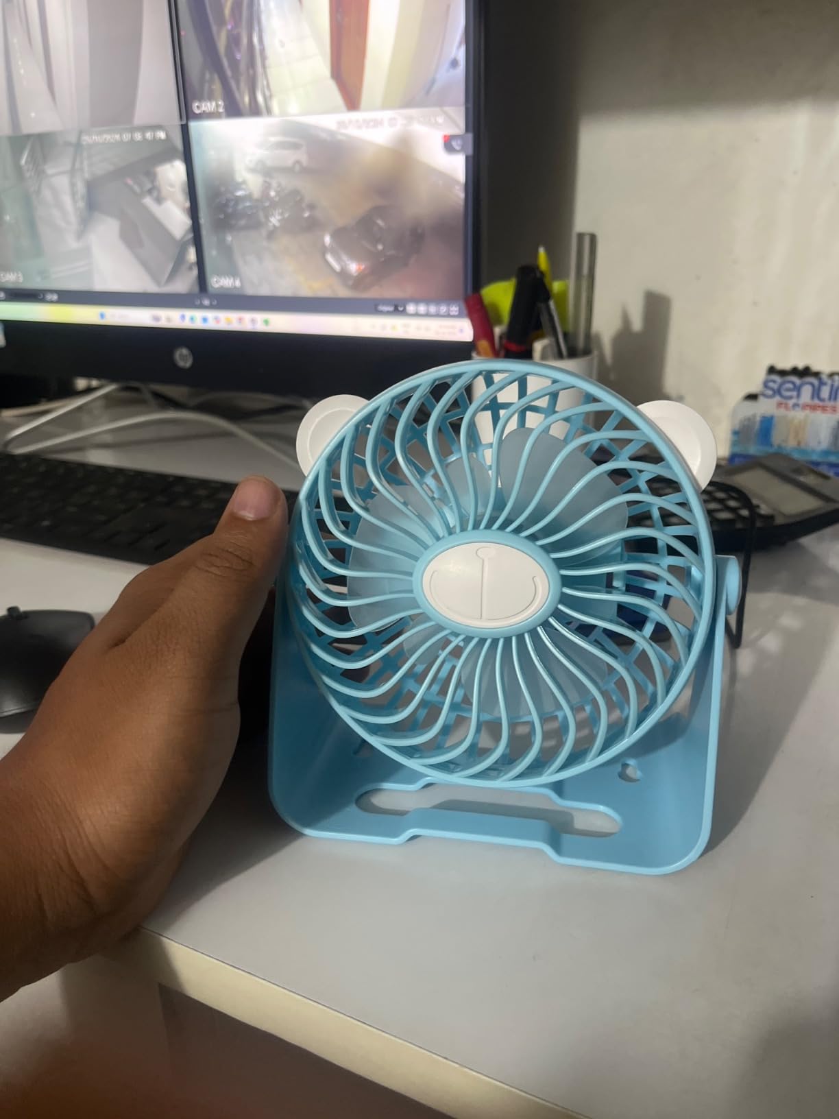 Buy EVOLT Powerful Rechargeable Table Fan, table fans for home,table ...