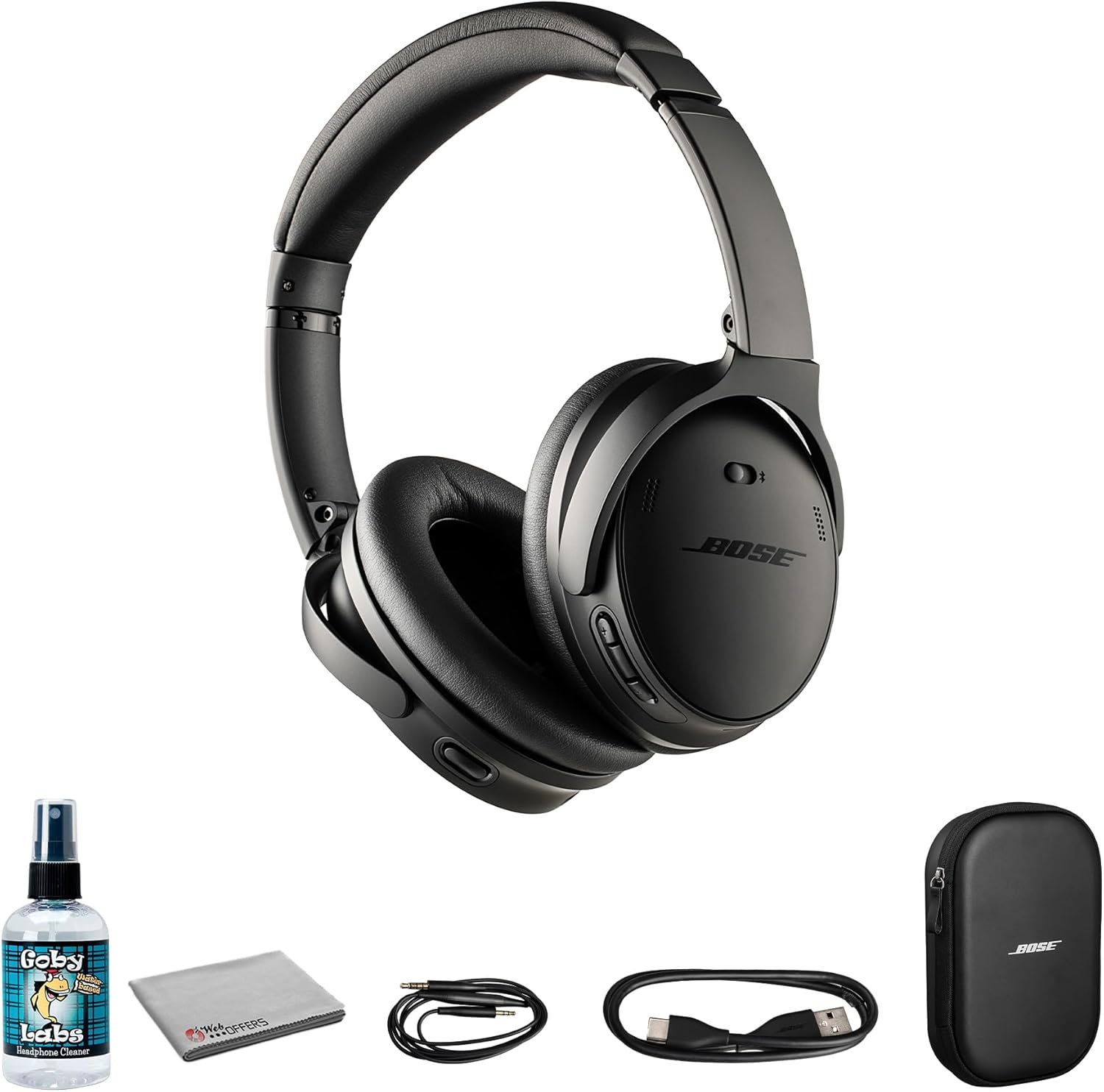 Amazon.com: Bose QuietComfort Wireless Over-Ear Active Noise Canceling ...