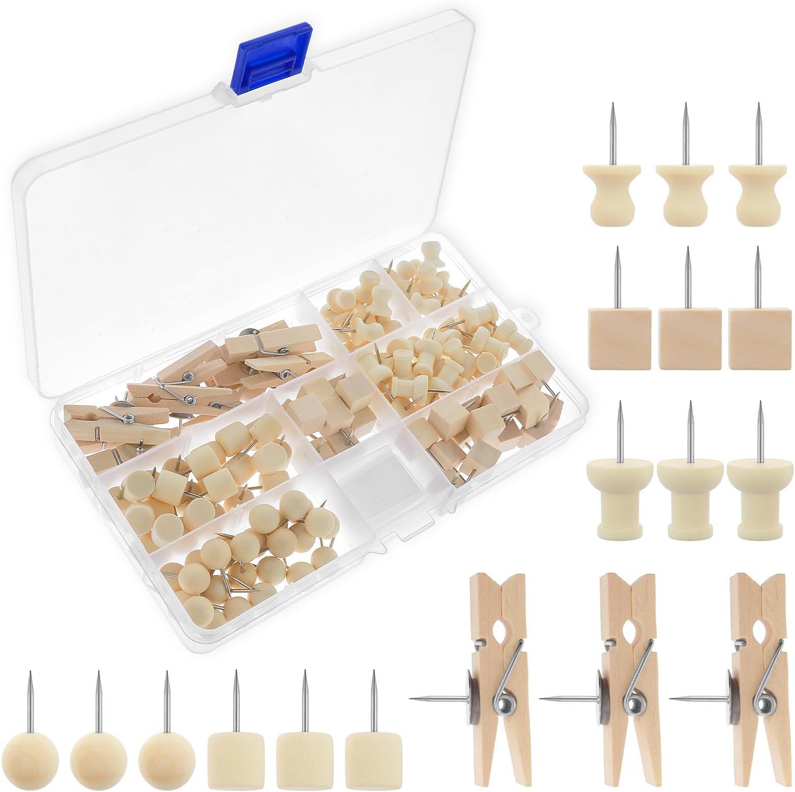 Officemate International Corp. 92902 Giant Pushpins, 1-1/2-Inch,12/PK ...