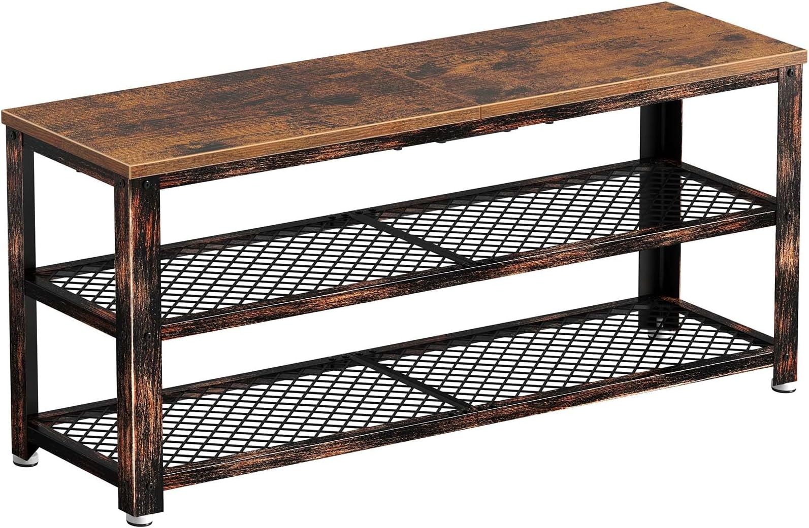 Amazon.com: Rolanstar Shoe Bench, 3-Tier Shoe Rack, 39.4” Storage Entry ...
