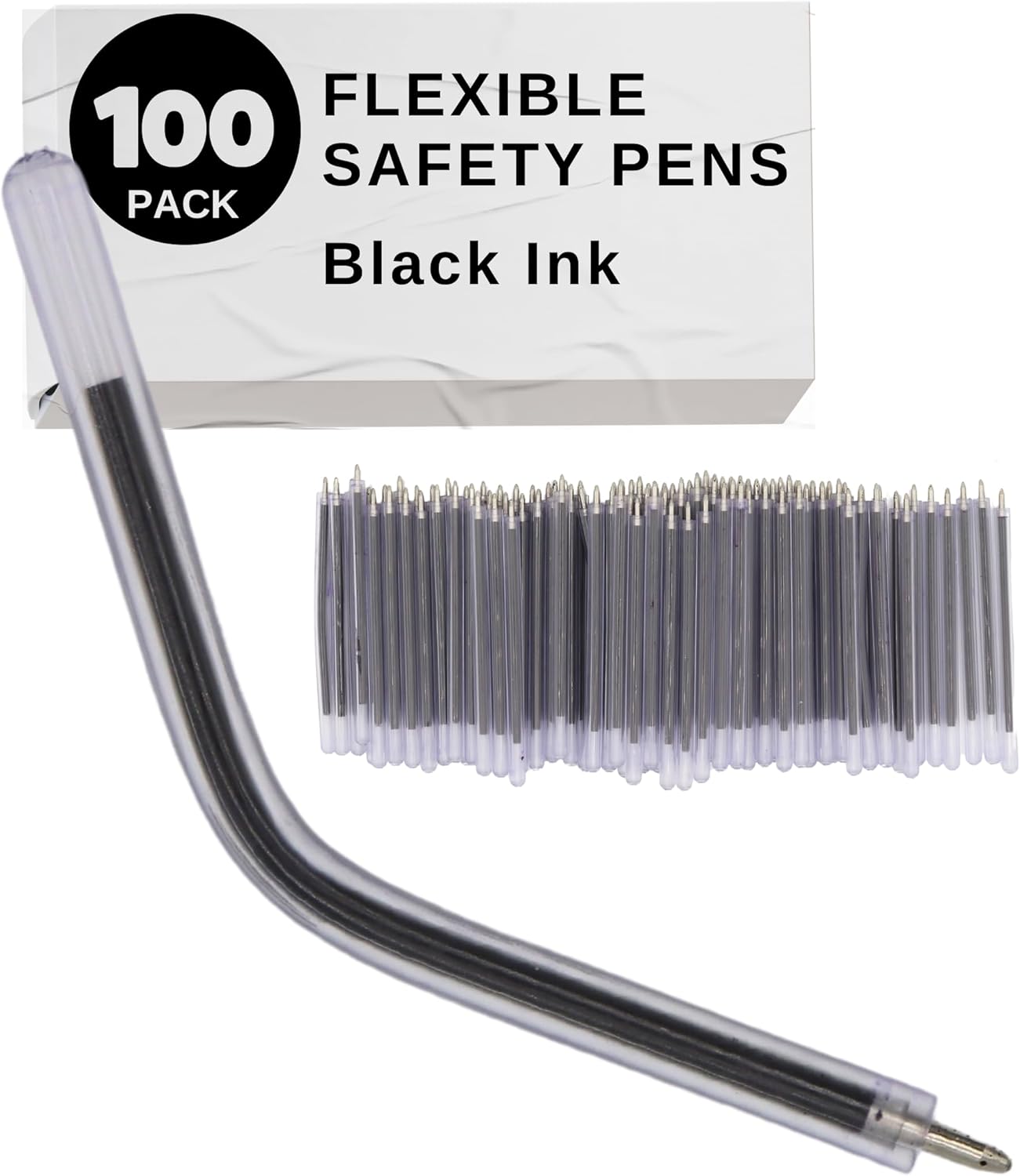 Amazon.com: Diochey Creations Flexible Safety Pens 100 Pack of Pens For ...