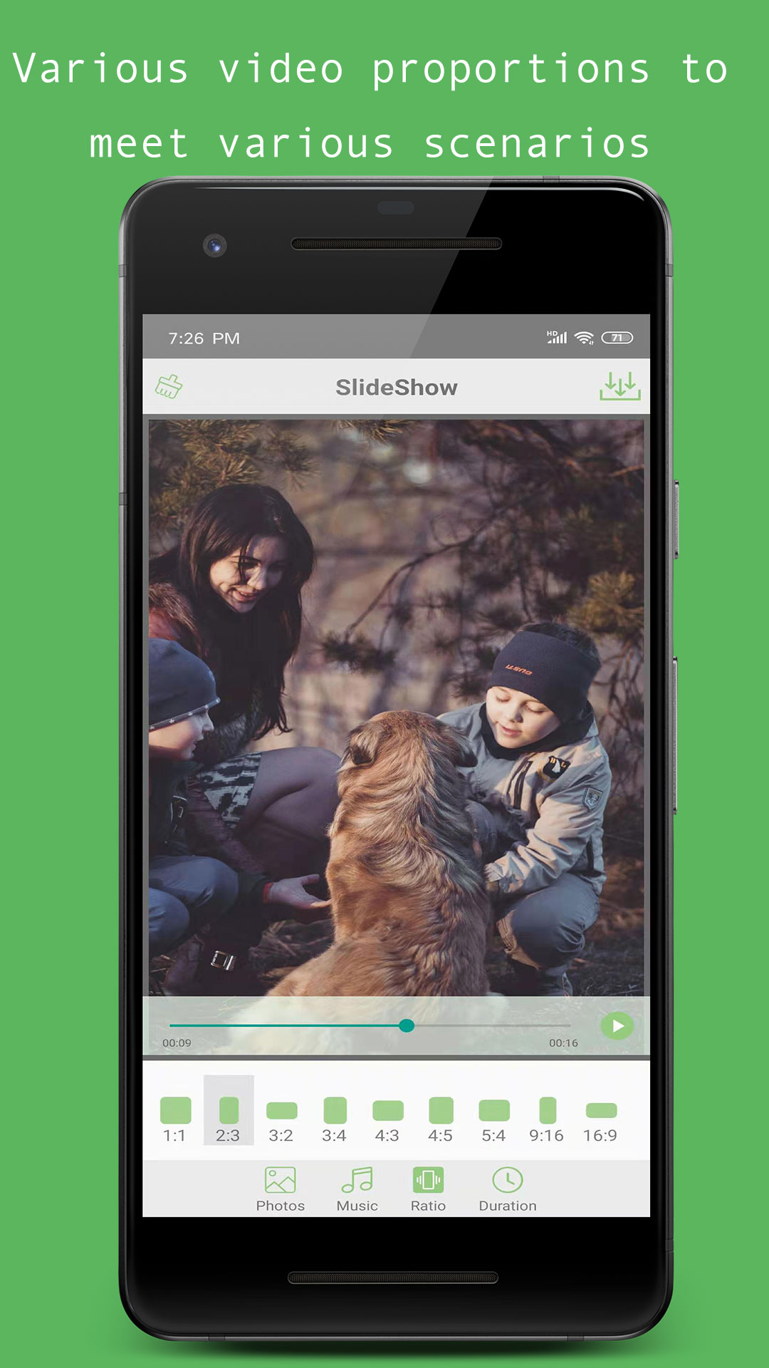 Photo Video SlideShow Maker With Music And Effects Transitions * Pics ...