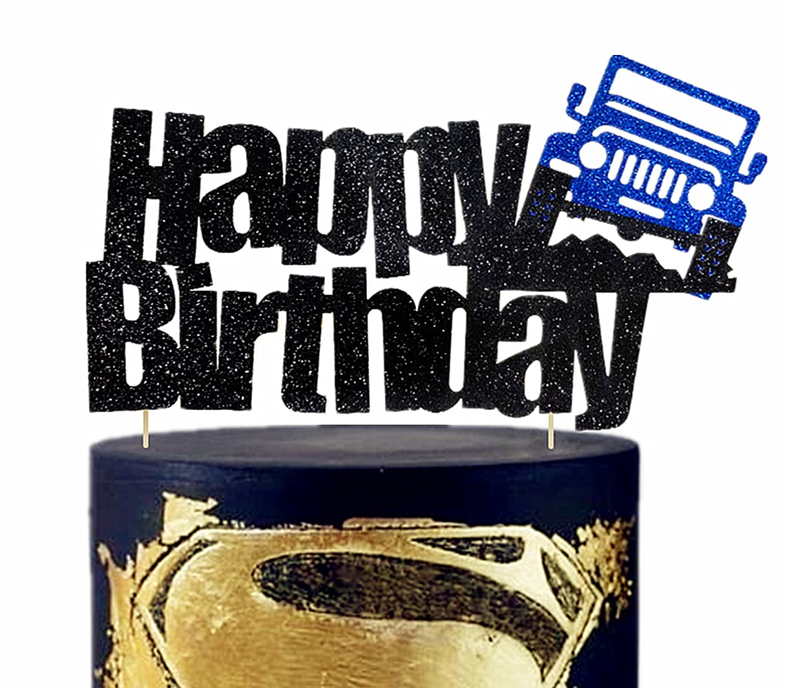 Buy JeVenisSUV Car Cake Decoration Off-road Vehicle Cake Topper SUC ...