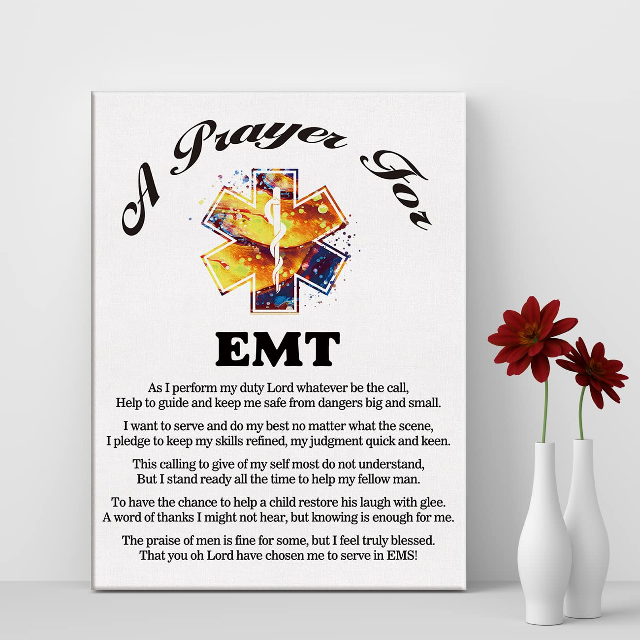 Emt Prayer Paramedic's Prayer EMT Saying Paramedic Embroidery