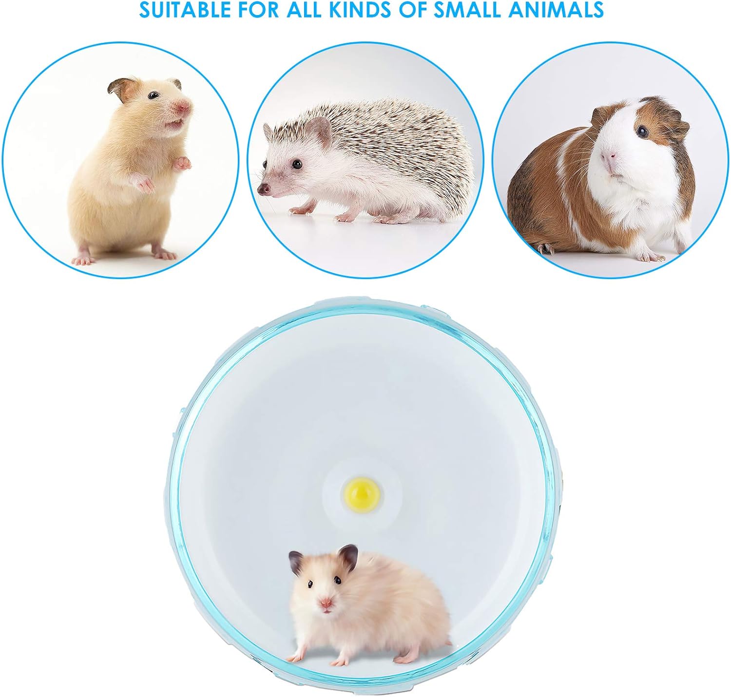 SOONHUA Hamster Exercise Wheel,Hamster Spinner Wheel Silent Running ...