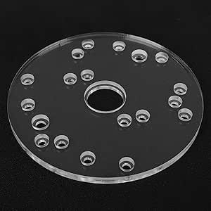 Amazon.com: Universal Router Base Plate Acrylic Centering Pin Screws ...