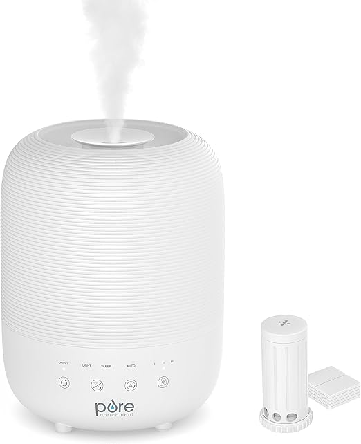 Amazon.com: Pure Enrichment® HUME™ Sense Top-Fill Humidifier Bundle - 1 ...
