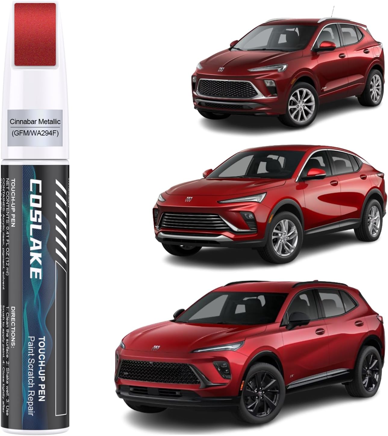 Amazon.com: COSLAKE Car Touch Up Paint(Cinnabar Metallic(GFM/WA294F ...