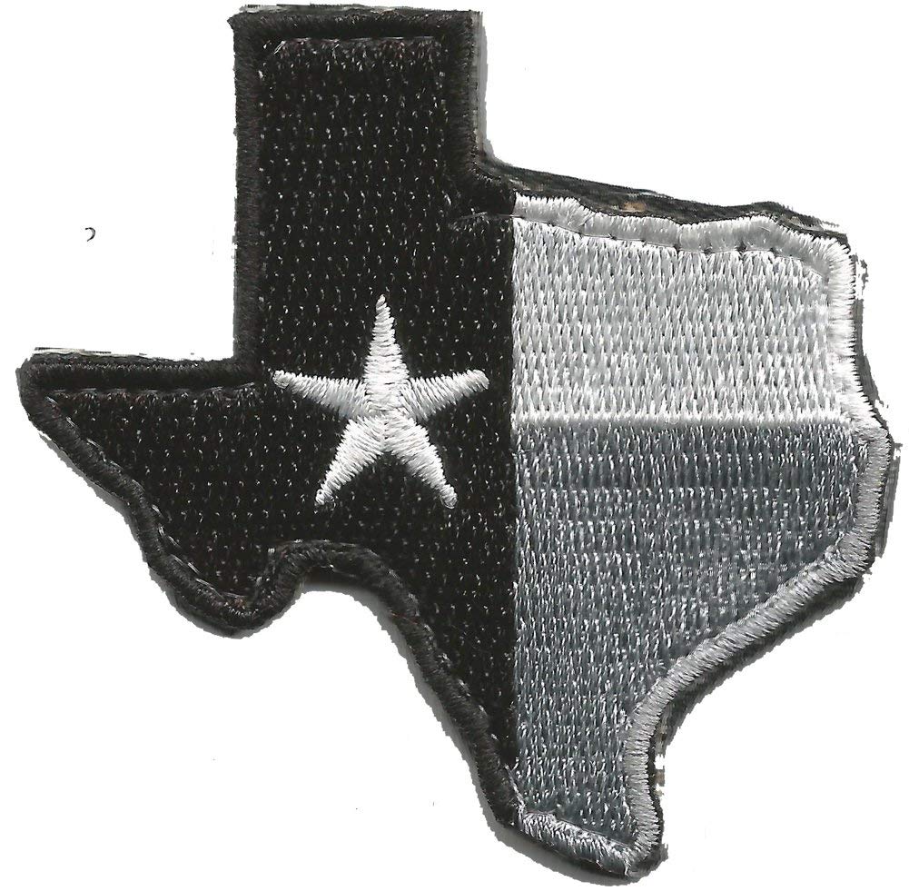 Amazon.com: Die-Cut Tactical Texas Patch - Black : Sports & Outdoors