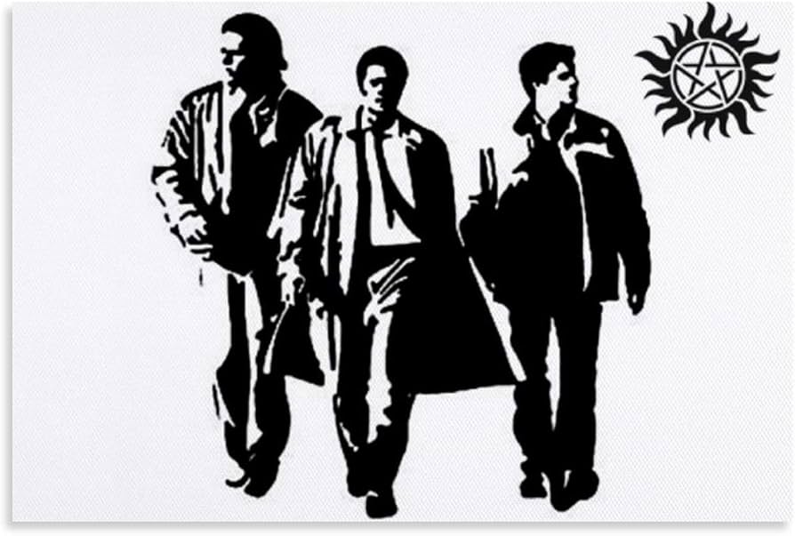 Supernatural Sam Dean And Cas Art