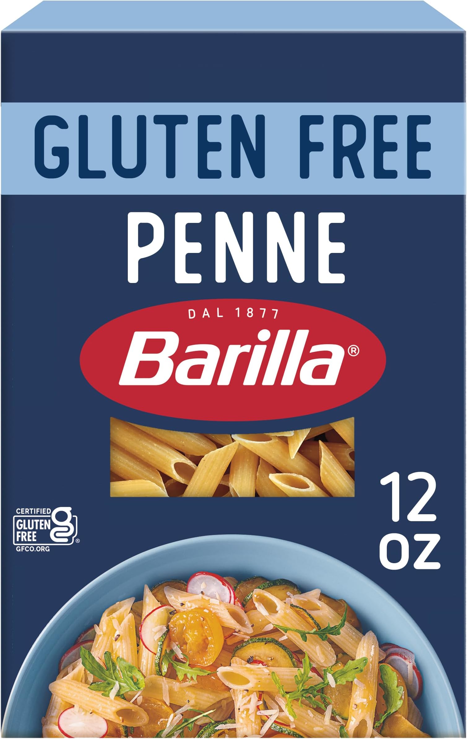 Amazon.com : BARILLA Gluten Free Penne Pasta, 12 Ounce - Non-GMO Gluten ...