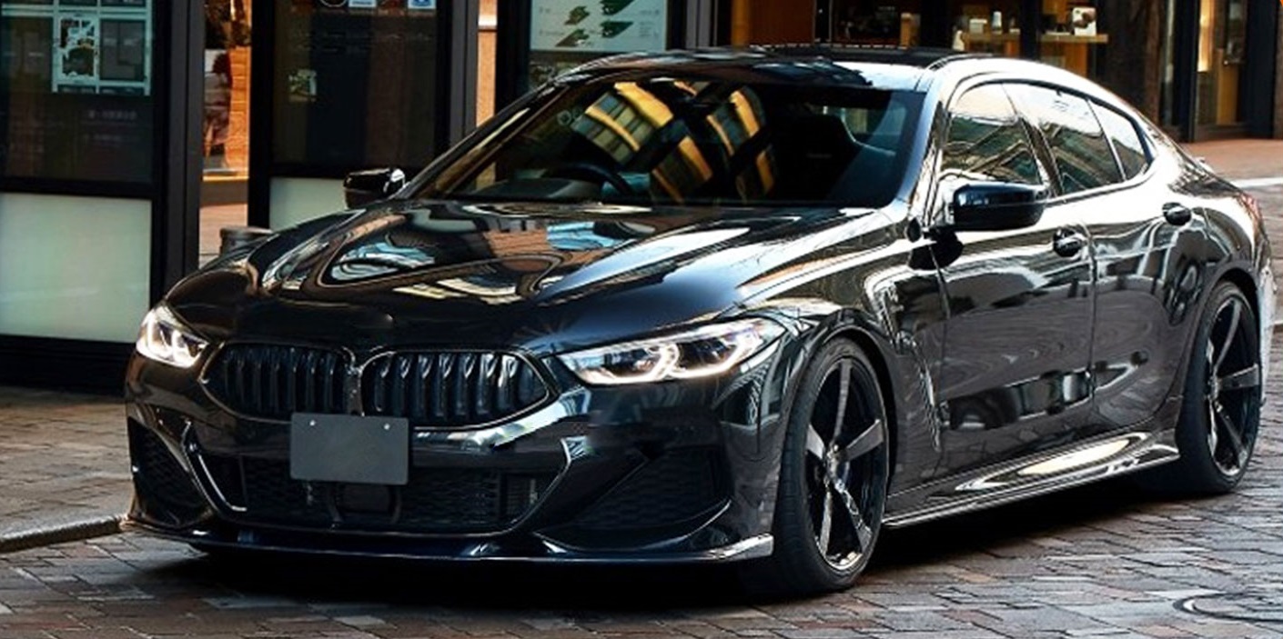 Watch Carbon Fiber Side Skirt for BMW 8 Series G16 M-Sport 4-Door on ...