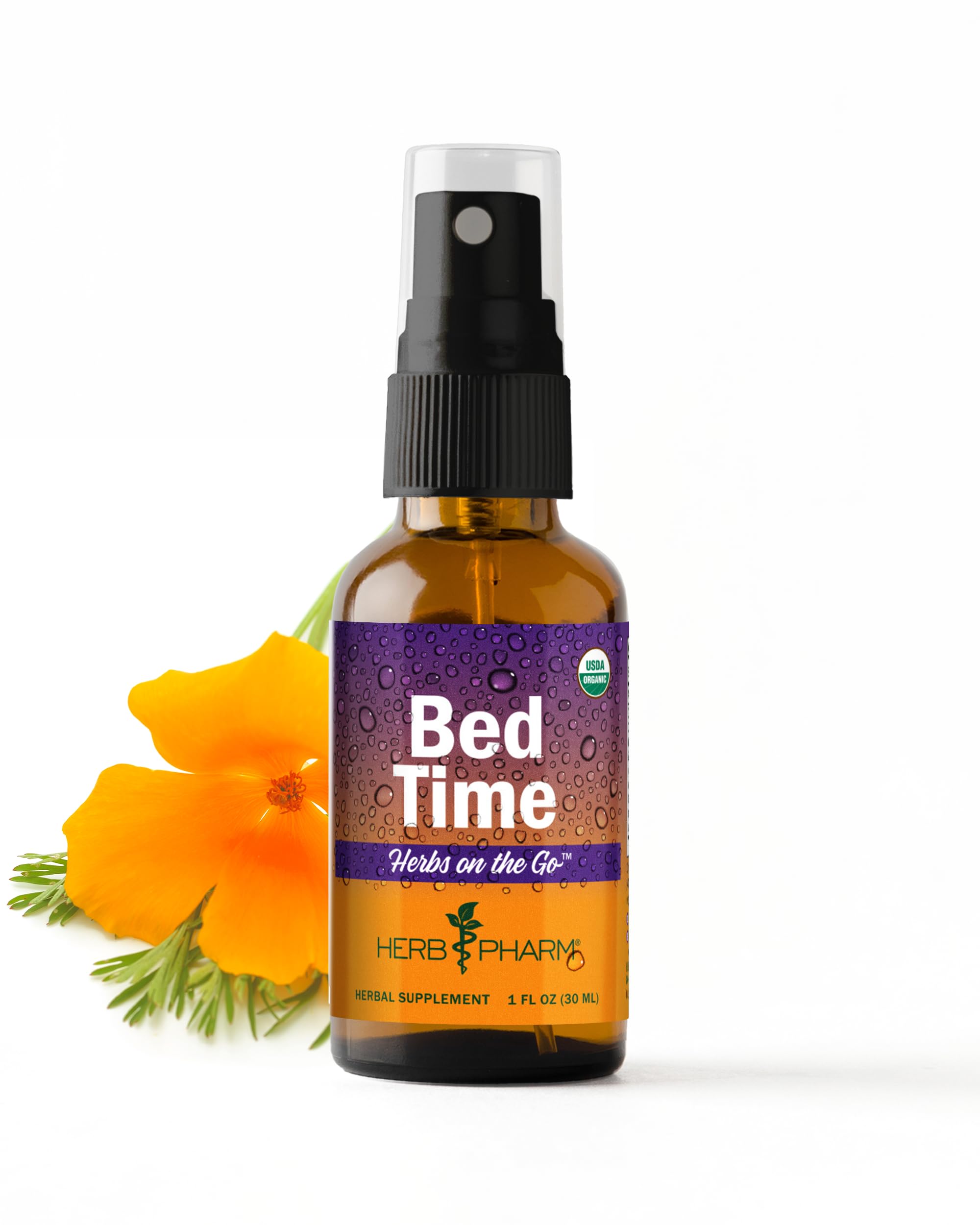 Amazon.com: Herb Pharm Herbs on The Go Portable Spray, Bed Time 1 Fl Oz ...