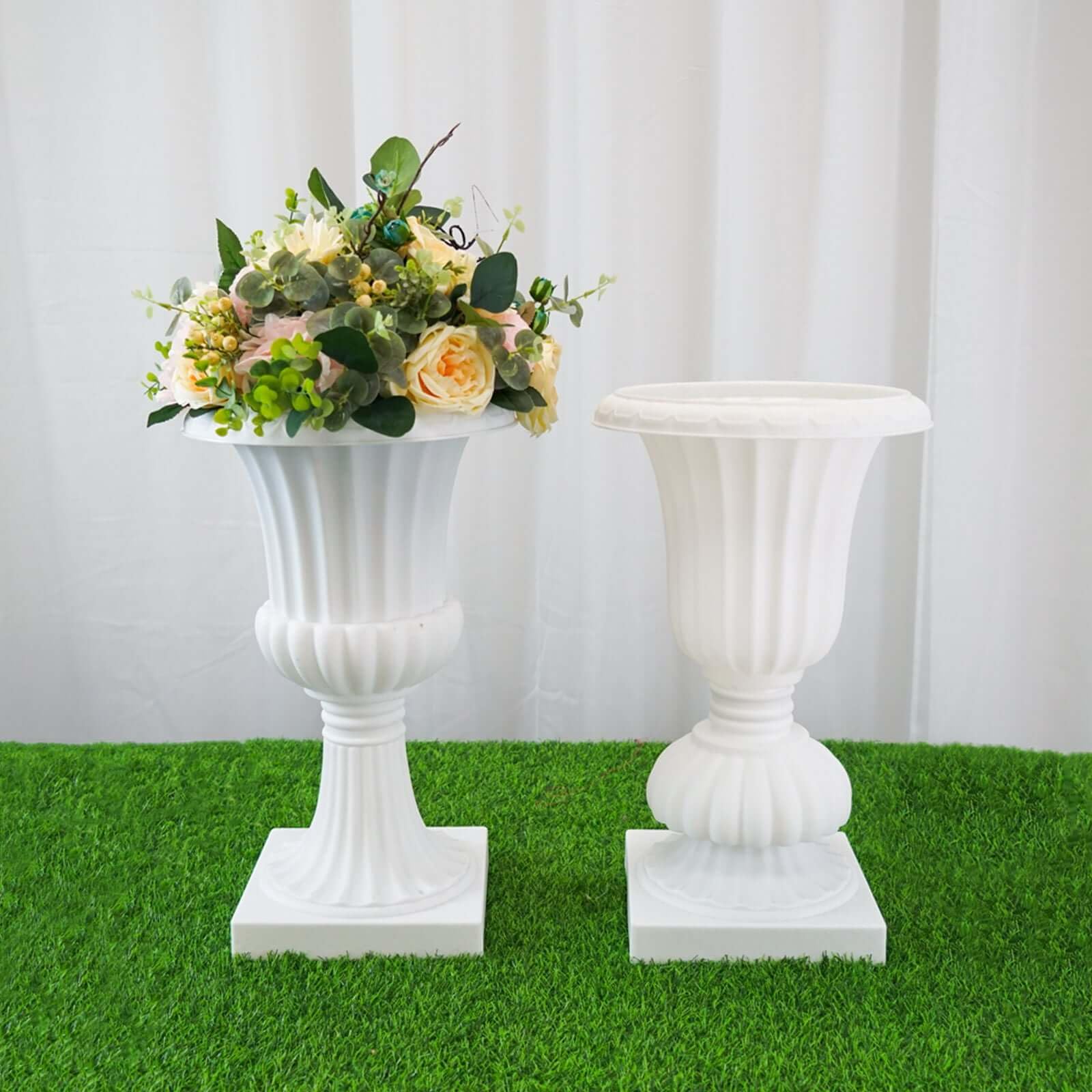 White Plastic Flower Pots Urns DHgate.com:Modern Minimalist Planter