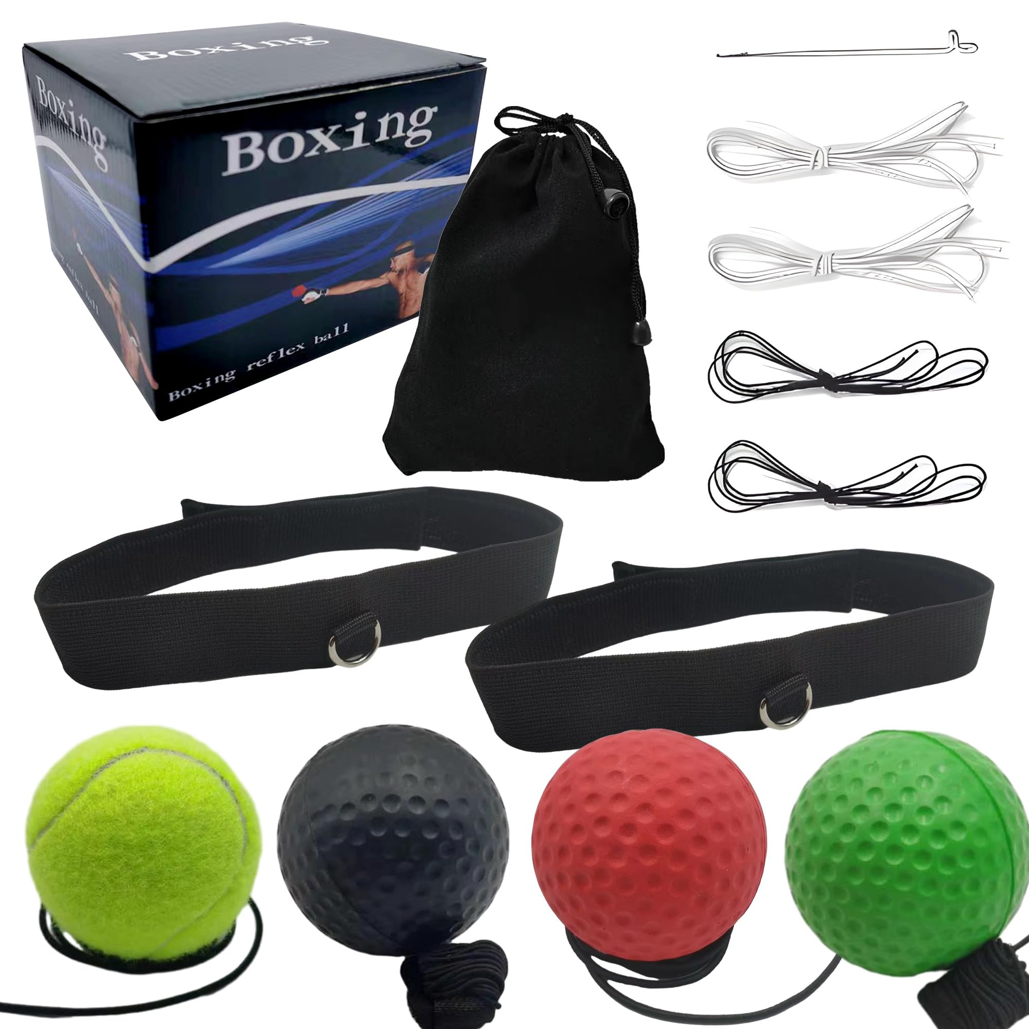 Snapklik.com : Generic Boxing Reflex Ball, 3 Difficulty Levels Boxing Ball