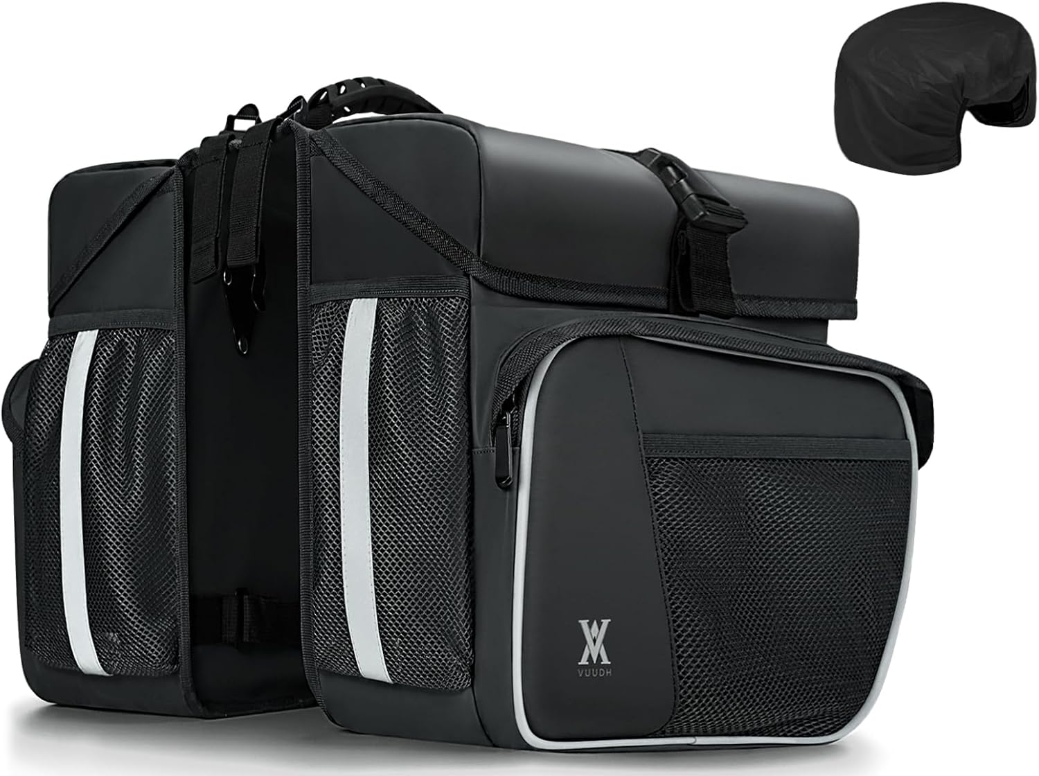 Waterproof Double Panniers Bag - 36L Saddle Bags for Rear Rack Bicycles ...