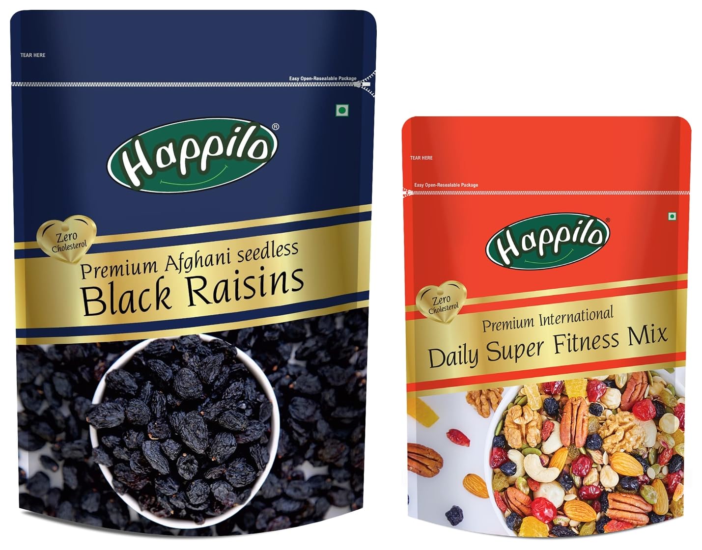 Happilo Premium International Daily Super Fitness Trail Mix 160g of 20 ...