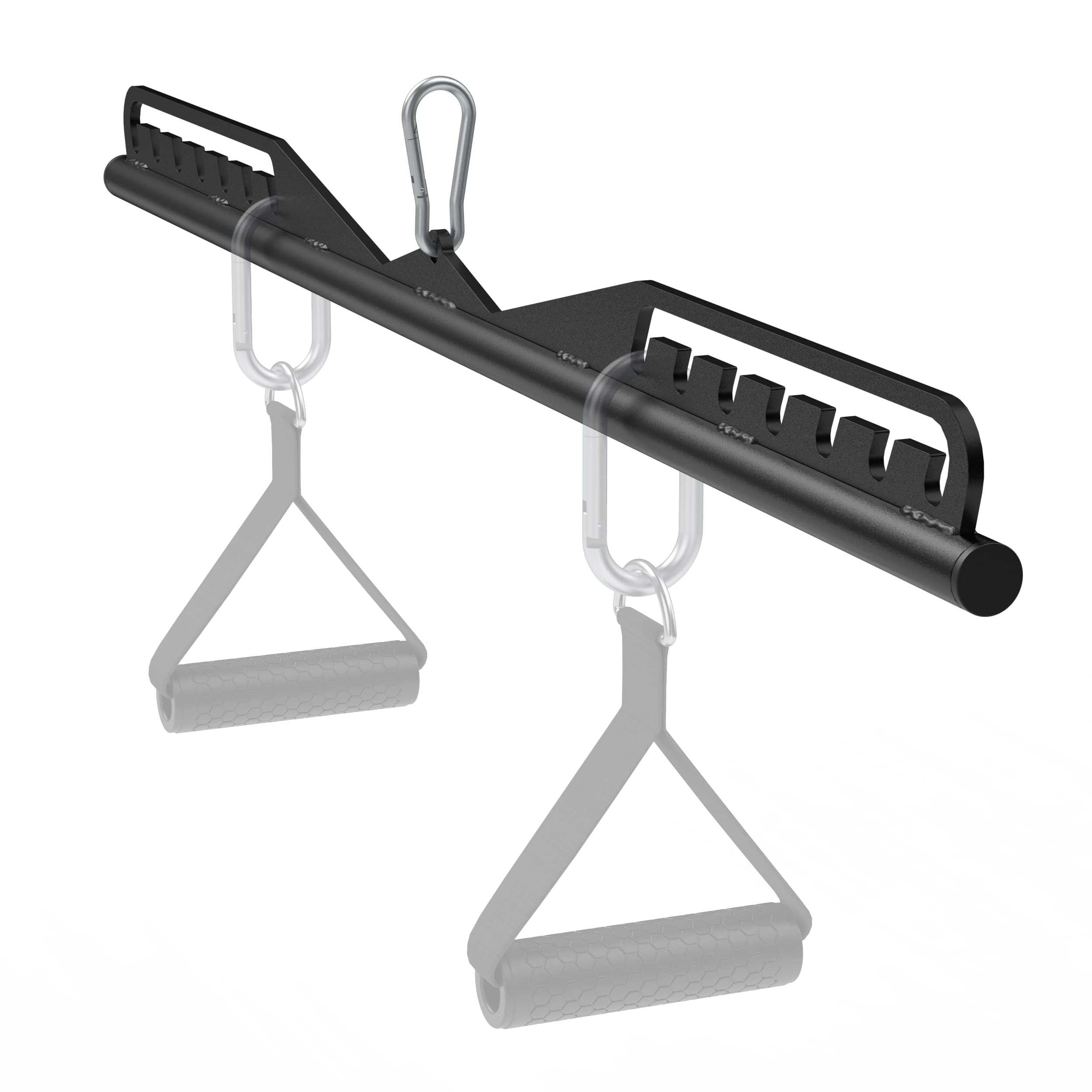 JFJ Home Gym Fitness Spreader Bar, Multi-Grip Wide LAT Pull Down Bar ...