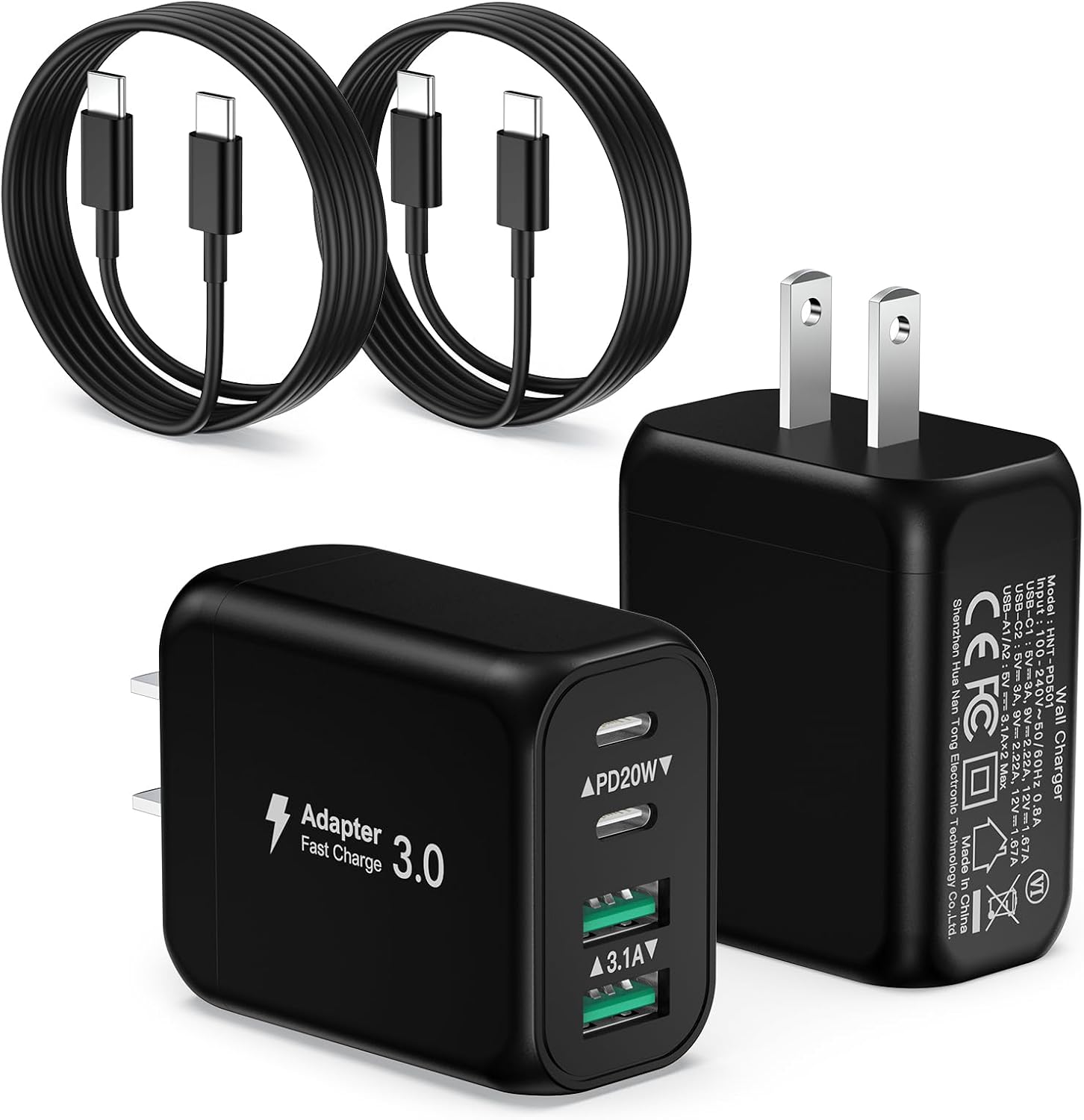 Amazon.com: iPhone 16 15 USB C Fast Charger Block,2-Pack USB C Charging ...