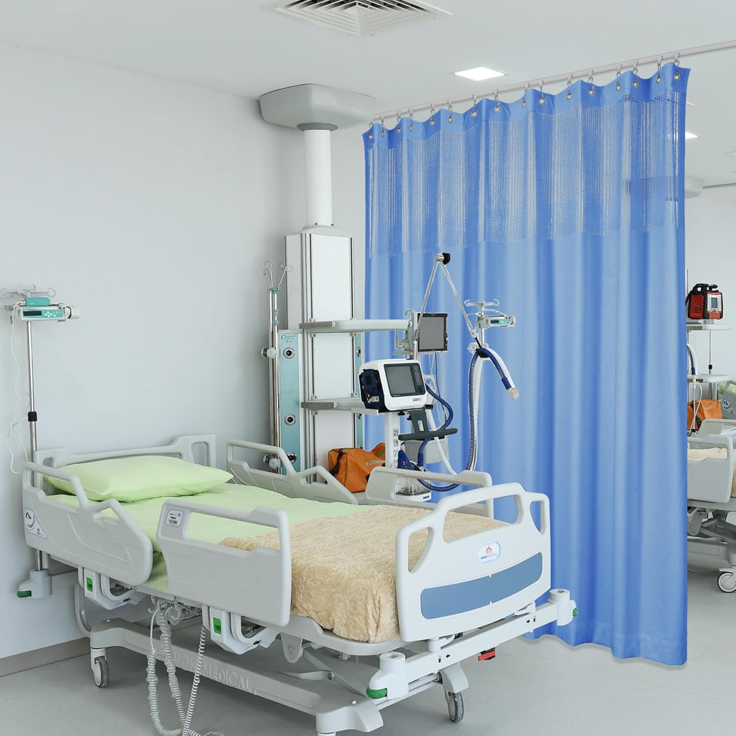 Amazon.com: Fcosie Hospital Curtain Room Divider Curtain Drape with ...