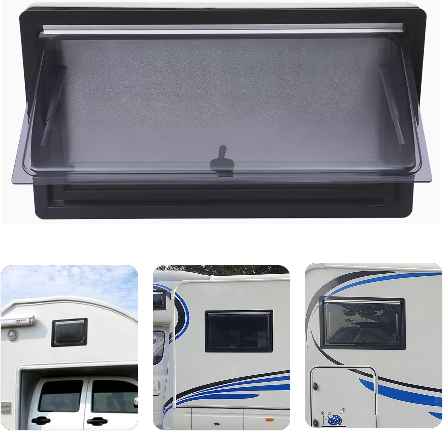 Amazon.com: Ongniong Push Out RV Window, 35"Wx20"H, Double-Layered ...