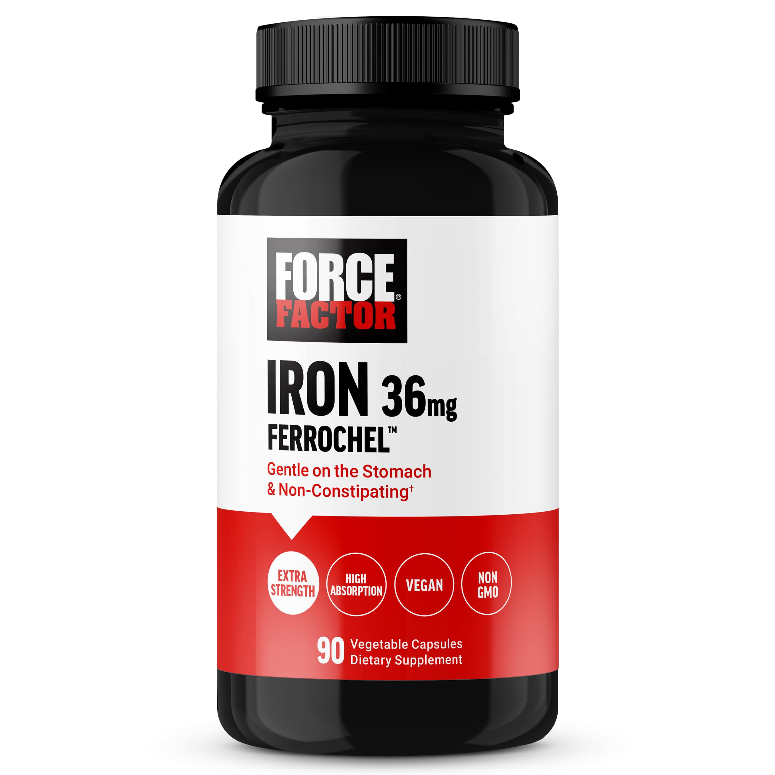 Amazon.com: Force Factor, Iron Supplement for Women and Men, Non ...