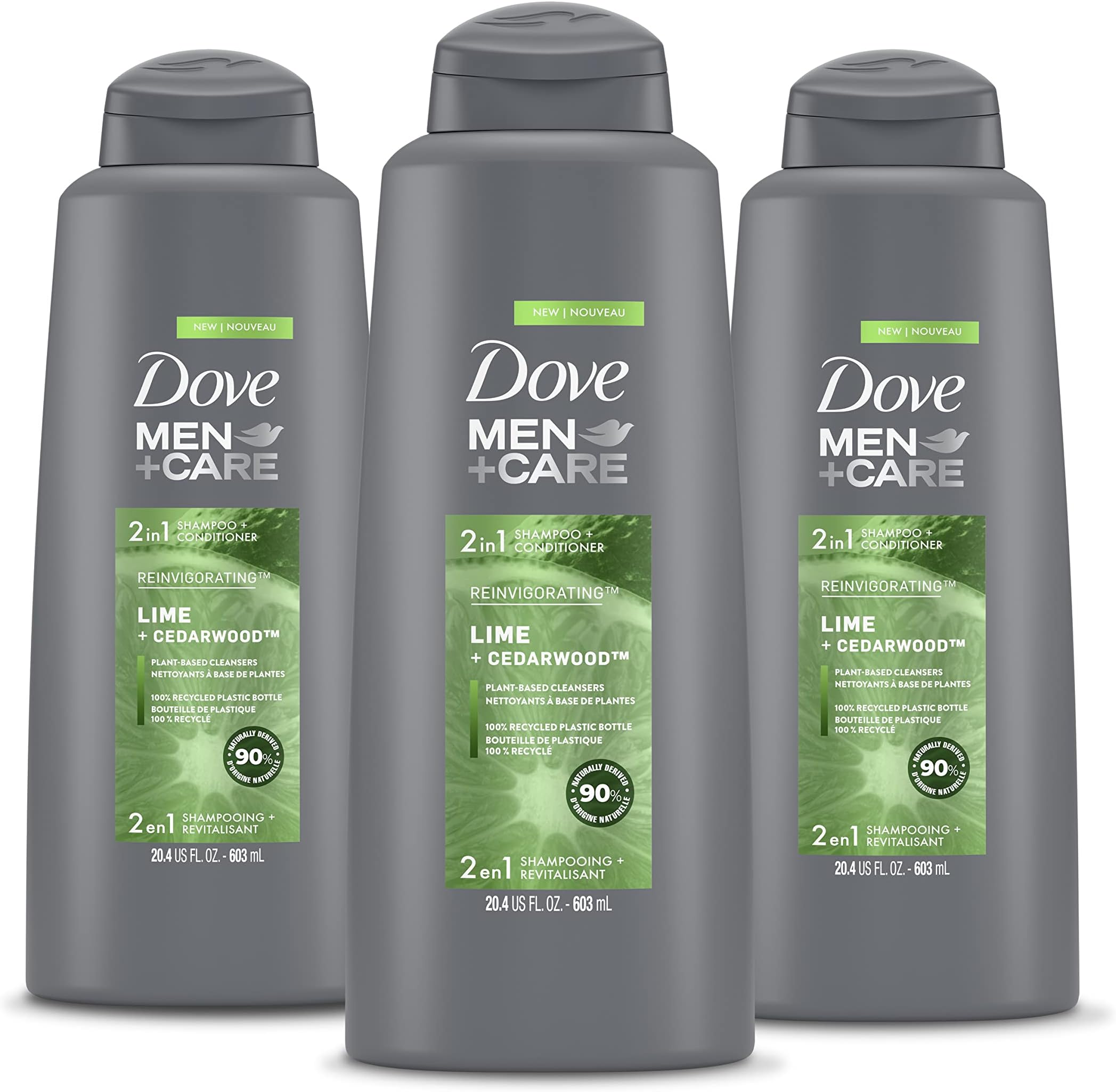 Amazon.com: DOVE MEN + CARE Fortifying 2-in-1 Shampoo and Conditioner ...