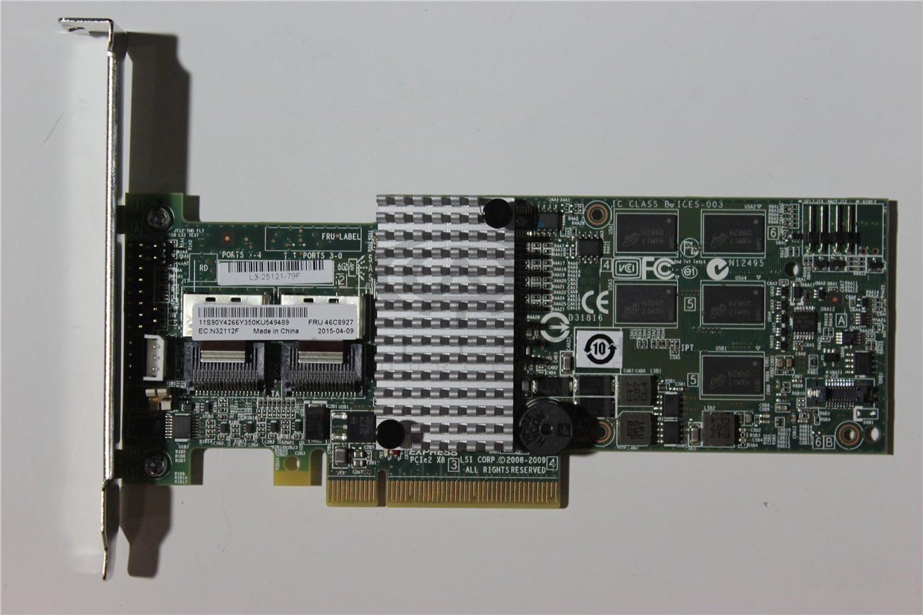 Amazon.com: New LSI ServeRAID M5015 SAS SATA PCIe RAID Controller IBM ...