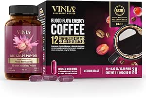 Amazon.com: VINIA Super Bundle. 30 Day Supply Supplememt Plus Blood ...